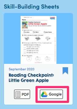 Assigning Interactive Skill Sheets